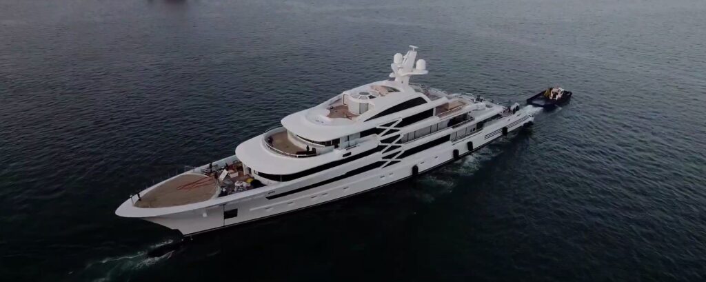 Project X Superyacht touches water for the first time - Nautic Magazine