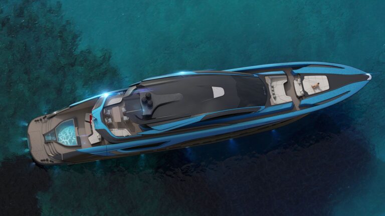 This sleek new 80-Foot yacht promises a blistering top speed of 75 ...