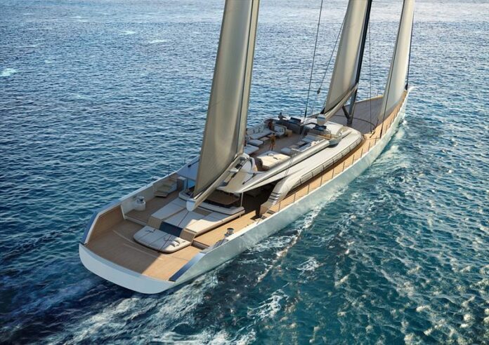 Briand's new 60m ketch concept KAZE combines latest automation ...