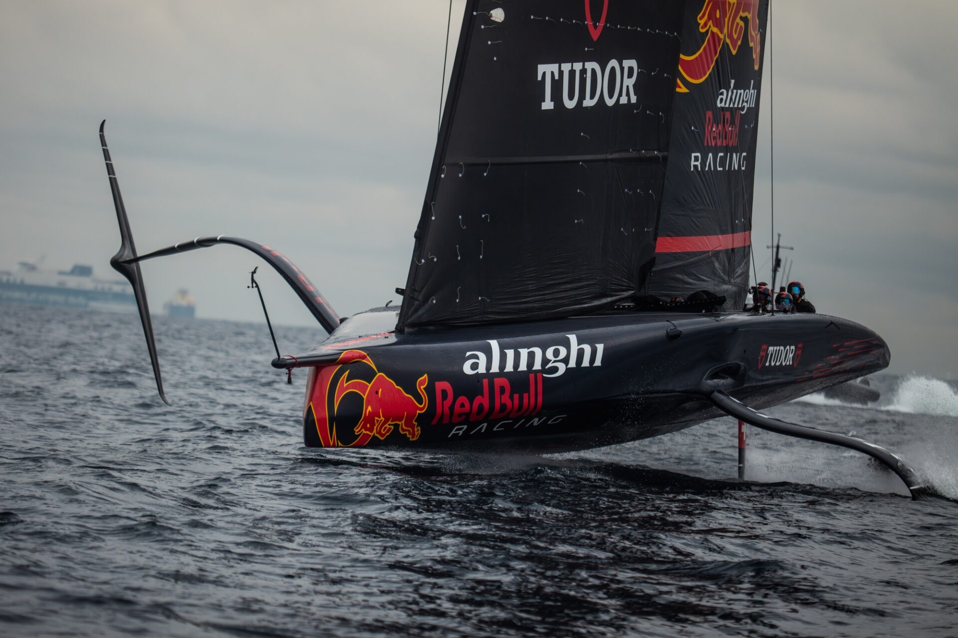 Alinghi Red Bull Racing Embarks on Chilly Barcelona Session with ...