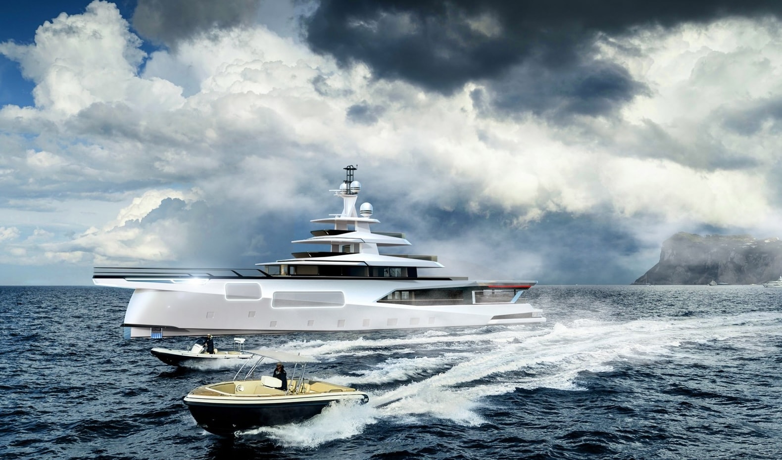 This Superyacht Resembles an Aircraft Carrier and is Engineered to ...