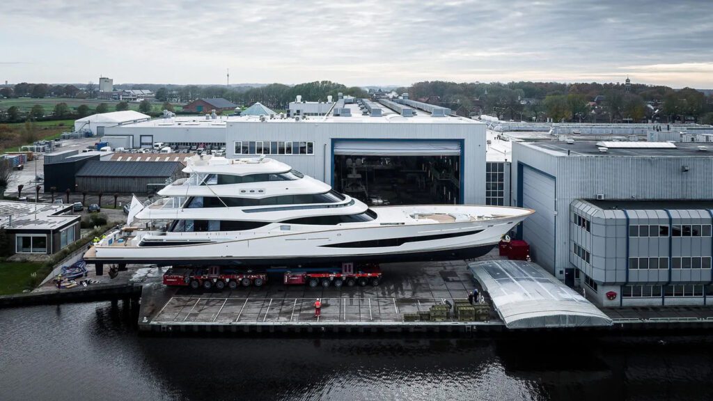 World's largest sportfish 52m Project 406 launched in Amsterdam ...