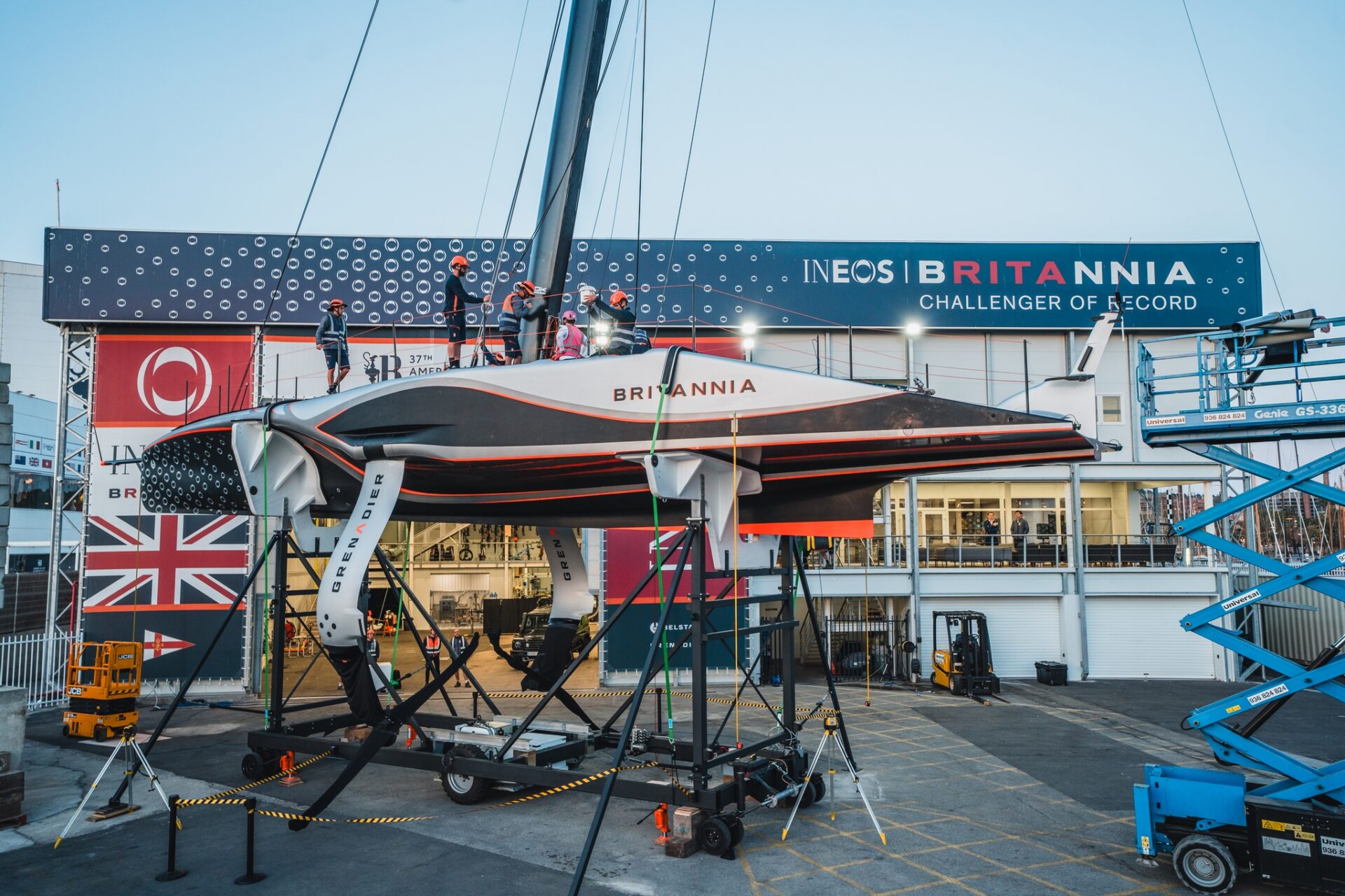 INEOS Britannia’s new AC75 Race Boat revealed in Barcelona - Nautic ...