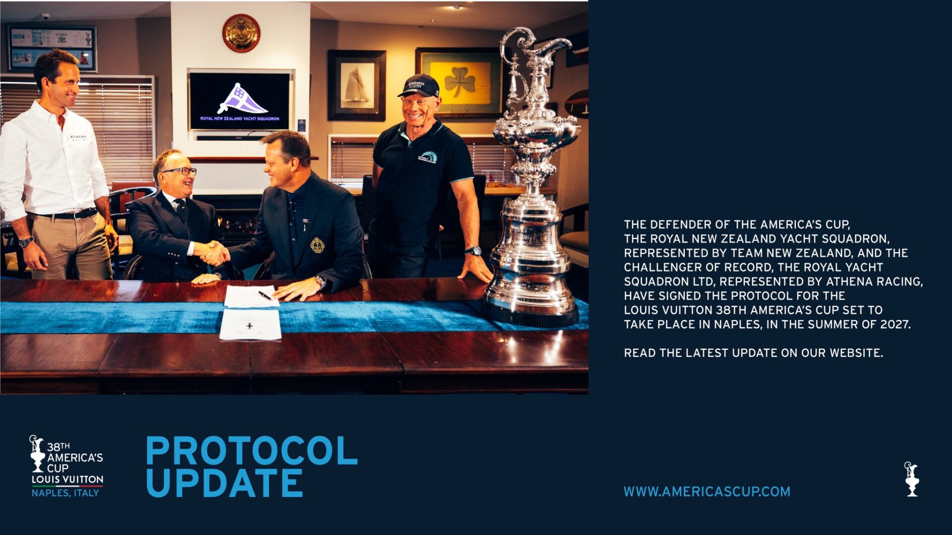 The Louis Vuitton 38th America’s Cup Protocol Ushers in a New Era for ...